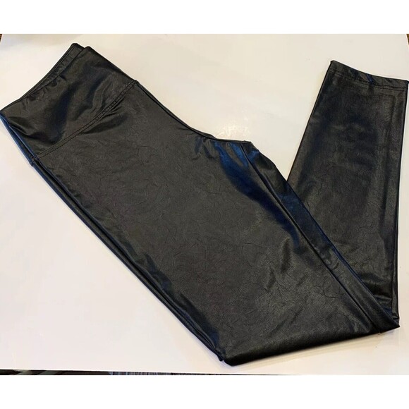 Boston Proper | Pants & Jumpsuits | Boston Proper 9 Faux Leather Pull ...